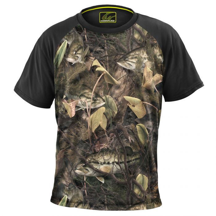 Mens Short Sleeve Fishing Shirt | Bass Fishing T Shirts | Fishouflage