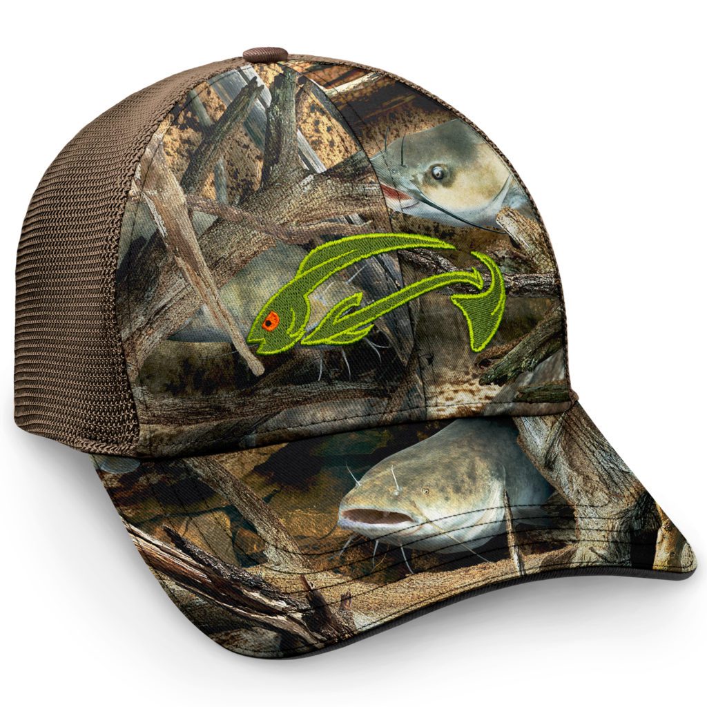 Catfish Fishing Trucker Hats | Mesh Back Caps for Fishing | Fishouflage