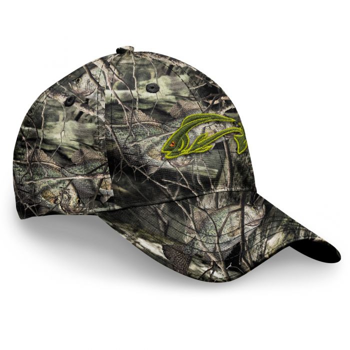 Crappie Camo Fishing Hat | Fishing Baseball Cap | Fishouflage