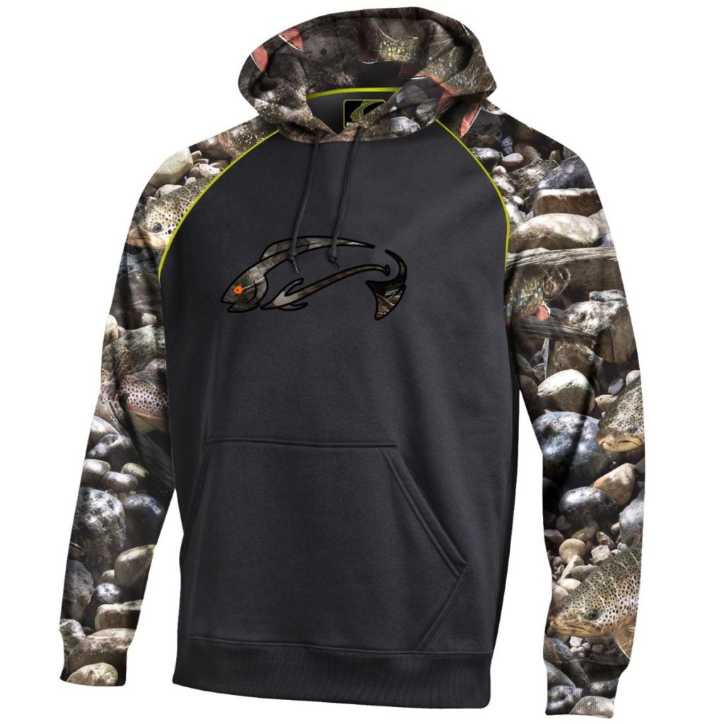 Men’s Camo Fishing Hoodie | Trout Sweatshirts | Fishouflage