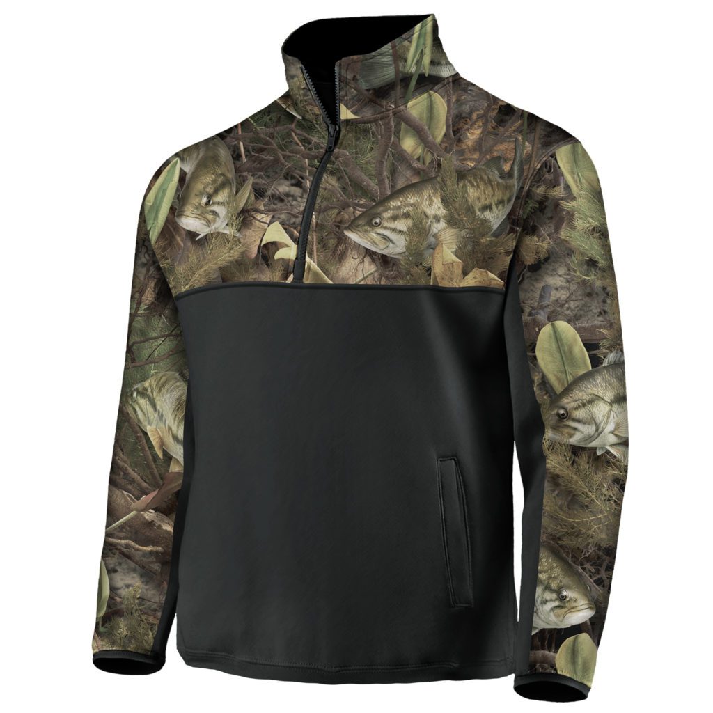 Waters Edge 1/2 Zip Jacket (Bass) – Fishouflage