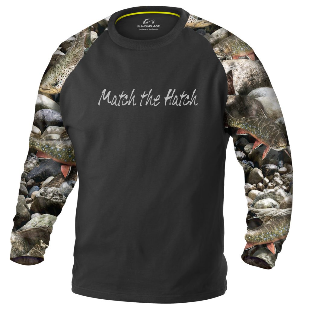 Trout Fishing T-Shirts | Mens Long Sleeve Fishing Tees | Fishouflage