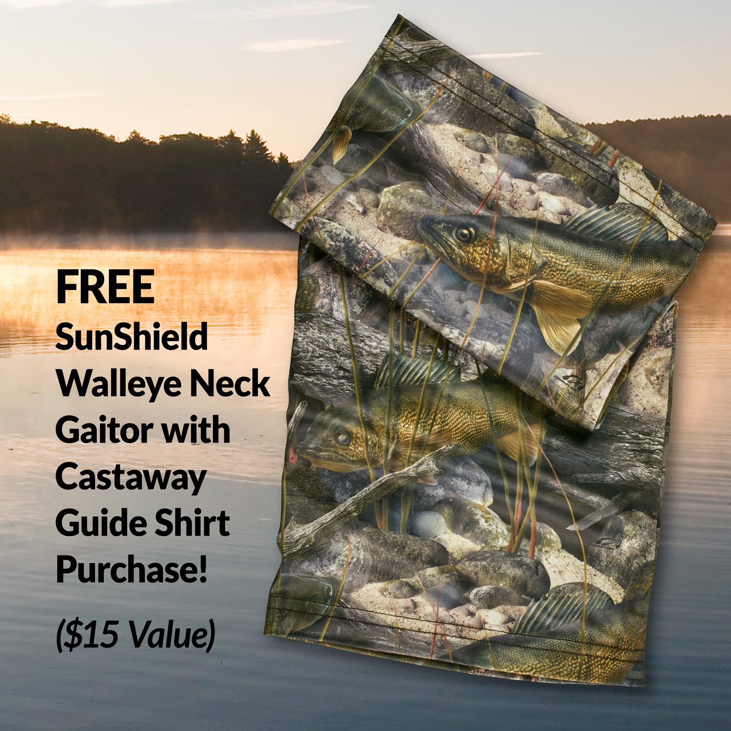 Castaway Guide Shirt (Walleye) – Fishouflage