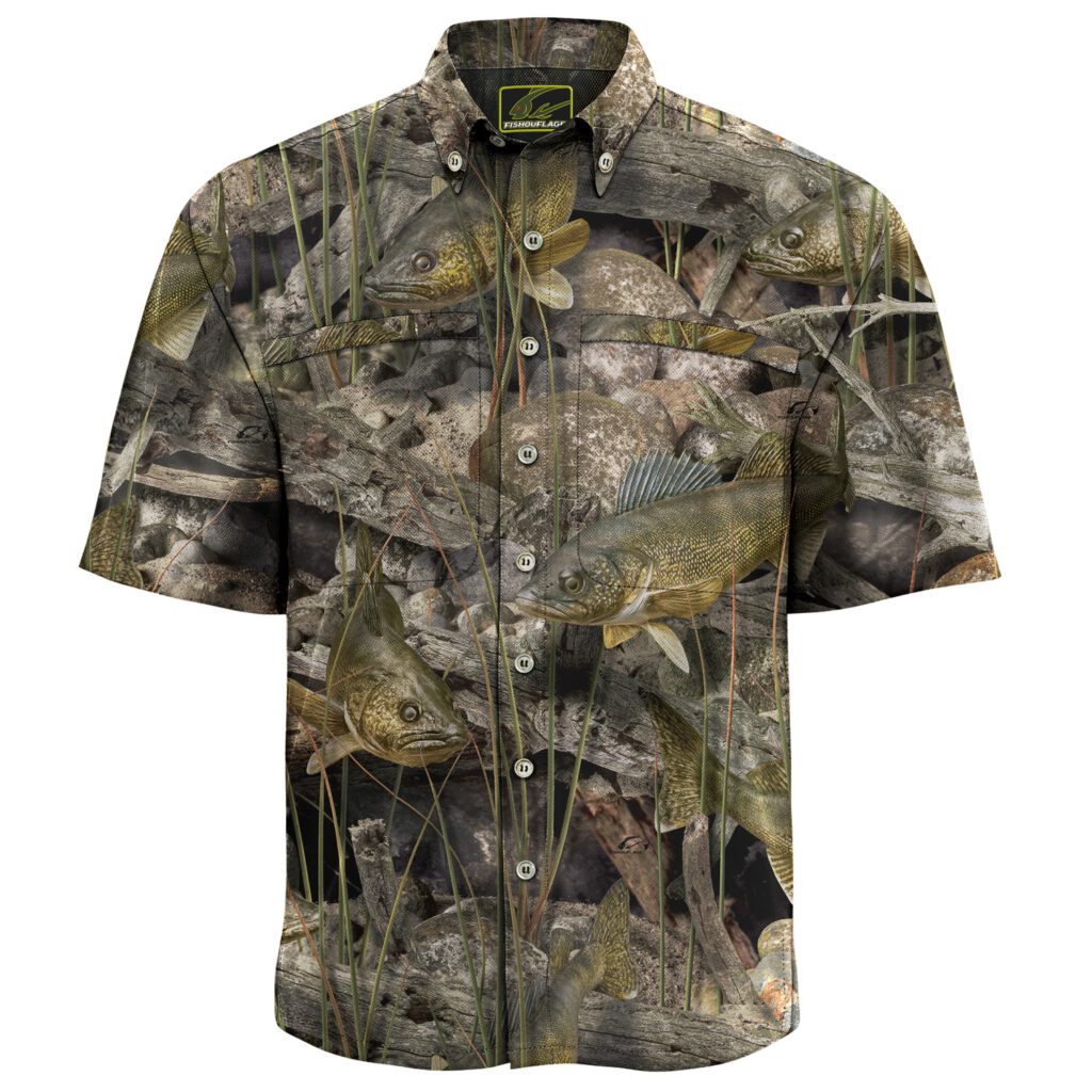 Castaway Guide Shirt (Walleye) – Fishouflage