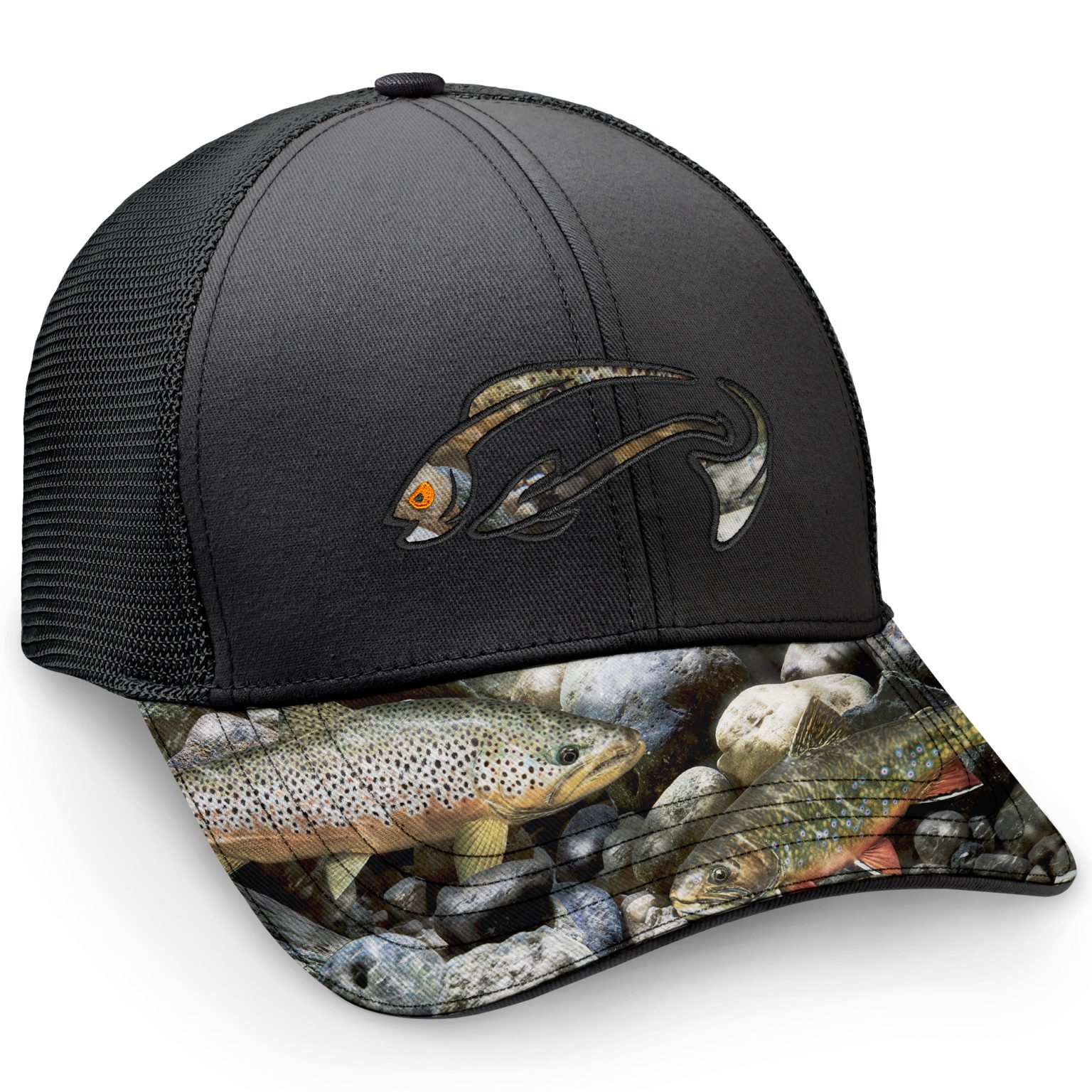 Cool Strike Trout Mesh Cap | Fishouflage