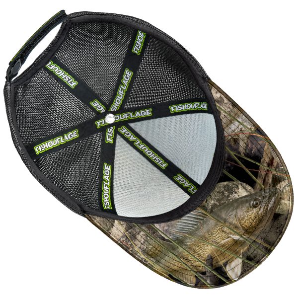 Cool Strike Walleye Mesh Cap | Fishouflage