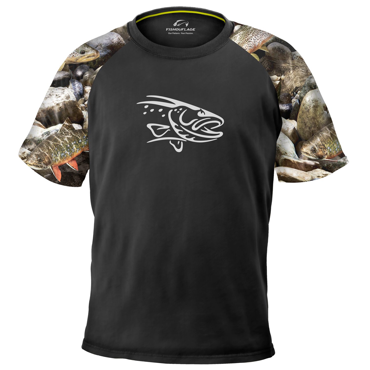 Trout Fishing T-Shirts | Men’s Short Sleeved Fishing Tee | Fishouflage