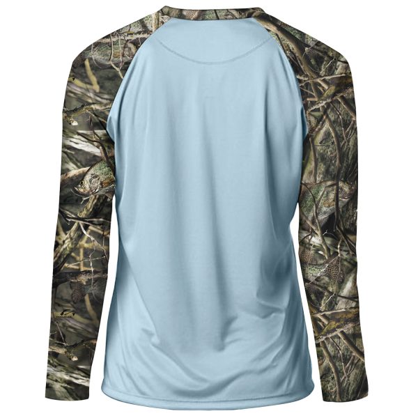 Crappie Fishing Shirts | Ladies Long Sleeve Fish T-Shirt | Fishouflage