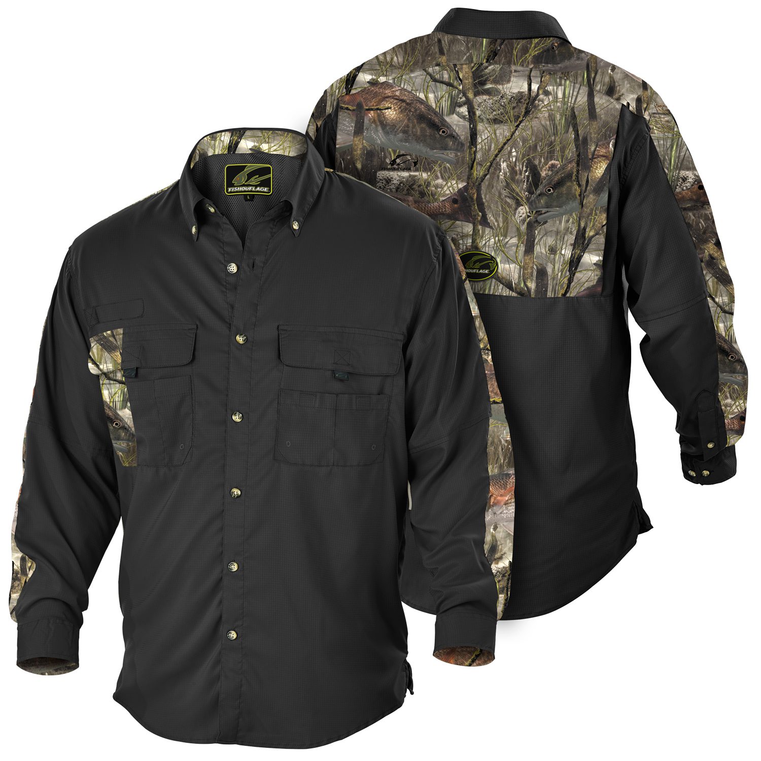 Split Rock Redfish Guide Shirt | Fishouflage