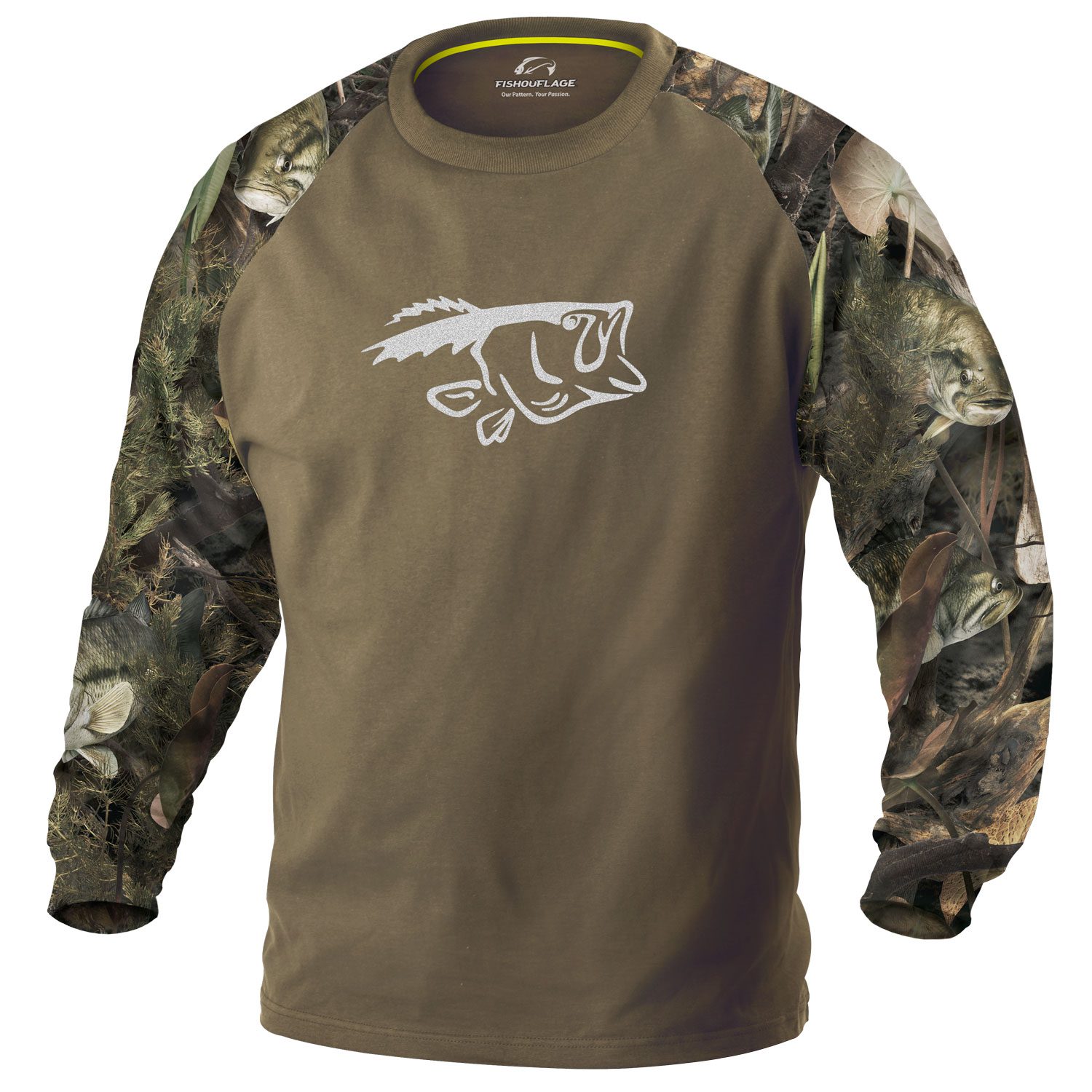 Bass Strike L/S Tee | Fishouflage