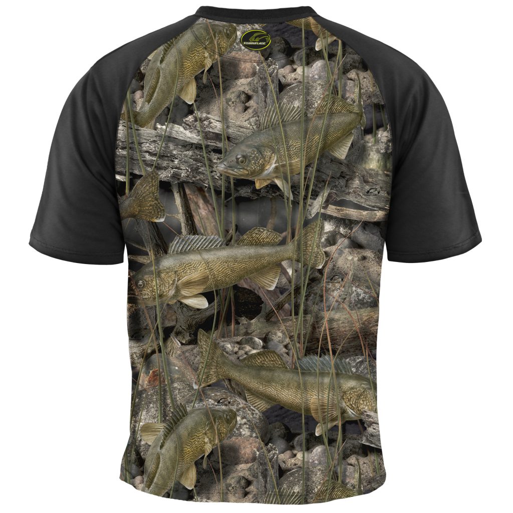 Riptide S/S Walleye Performance Tee | Fishouflage